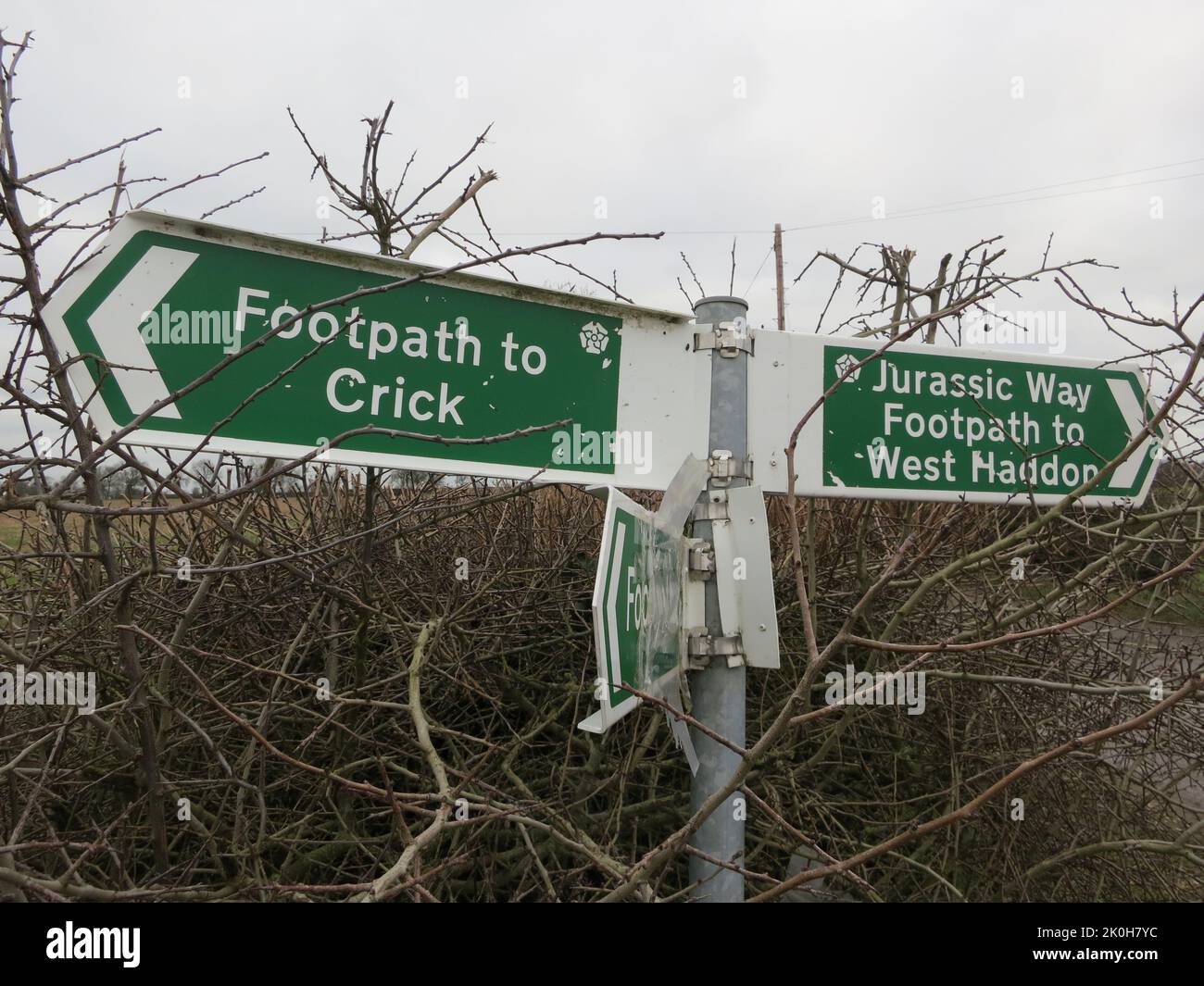 The Jurassic Way Long-distance trail. England. UK Stock Photo - Alamy
