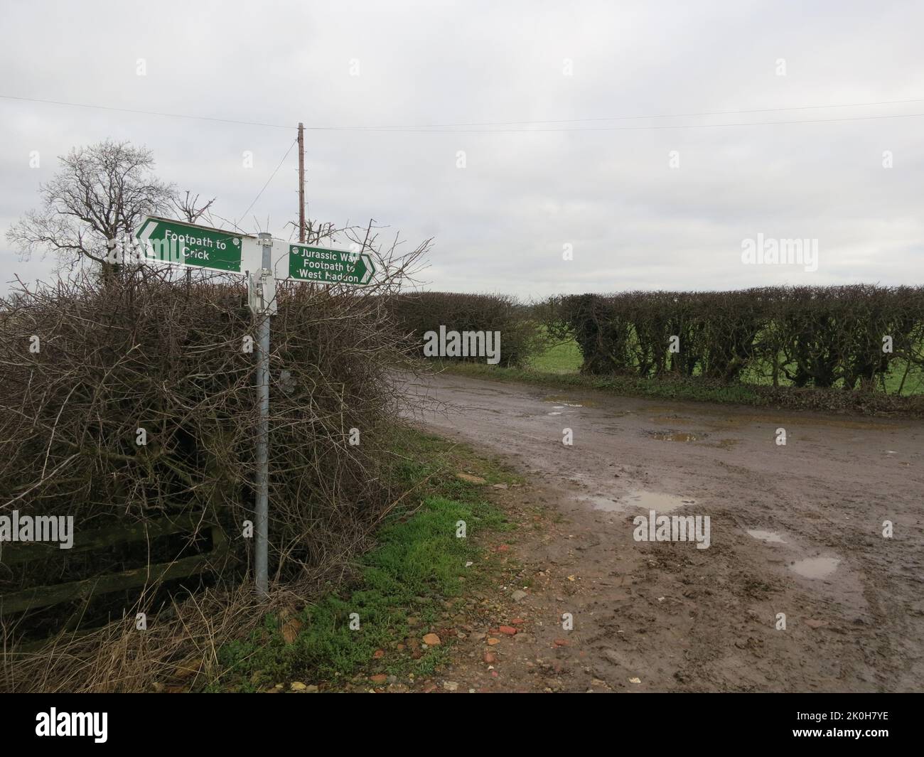 The Jurassic Way Long-distance trail. England. UK Stock Photo - Alamy