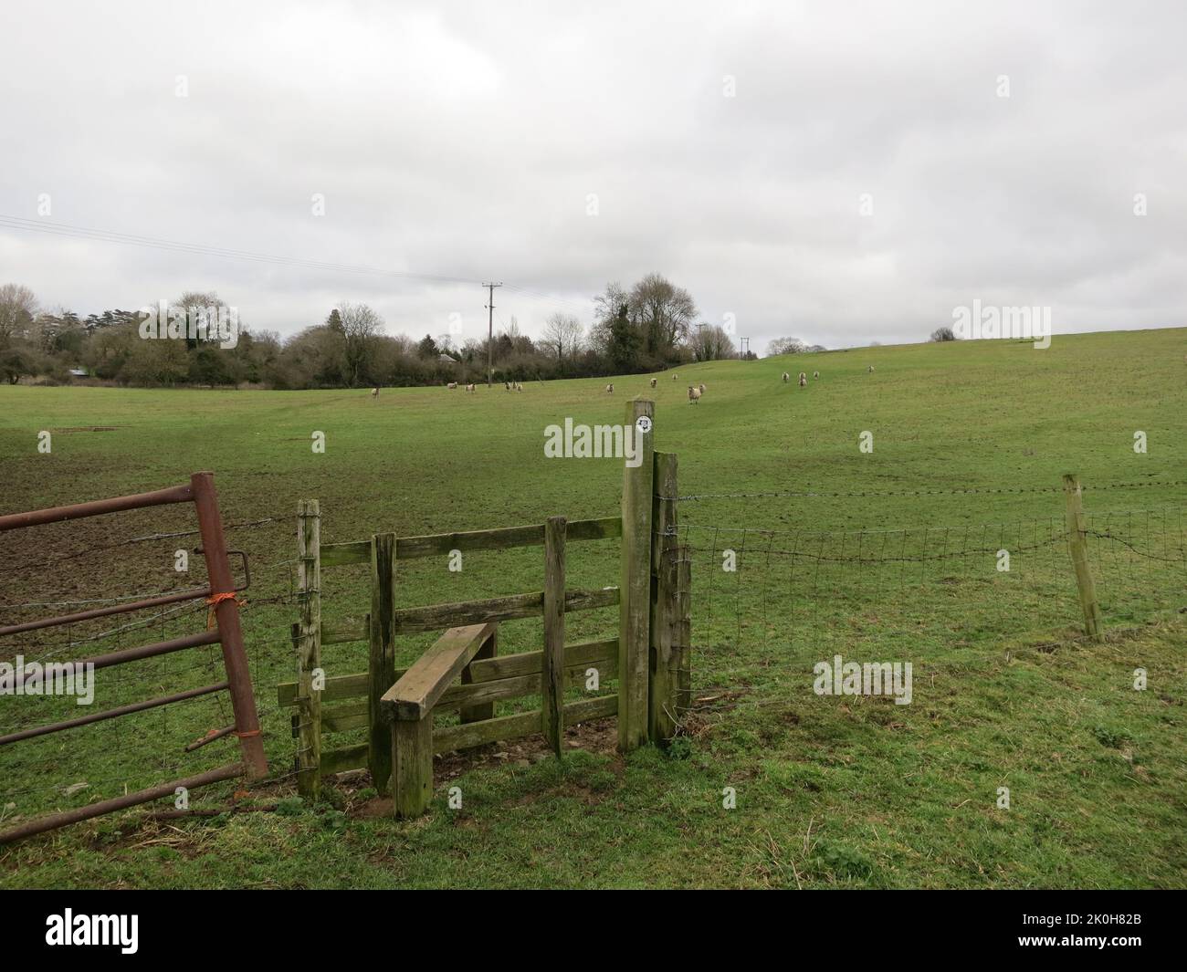 The Jurassic Way Long-distance trail. England. UK Stock Photo - Alamy
