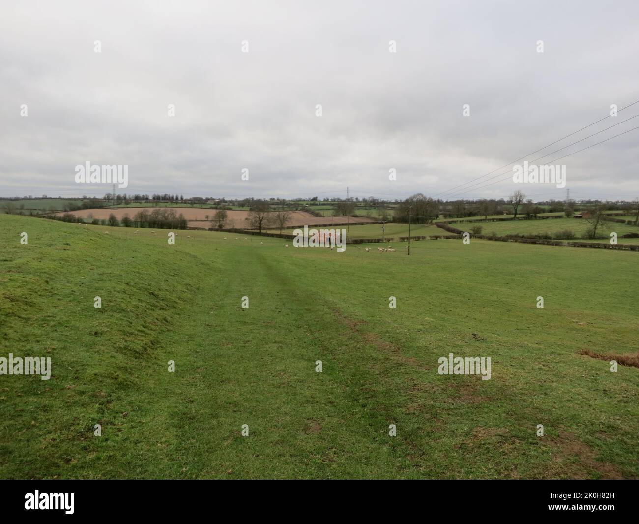 The Jurassic Way Long-distance trail. England. UK Stock Photo - Alamy