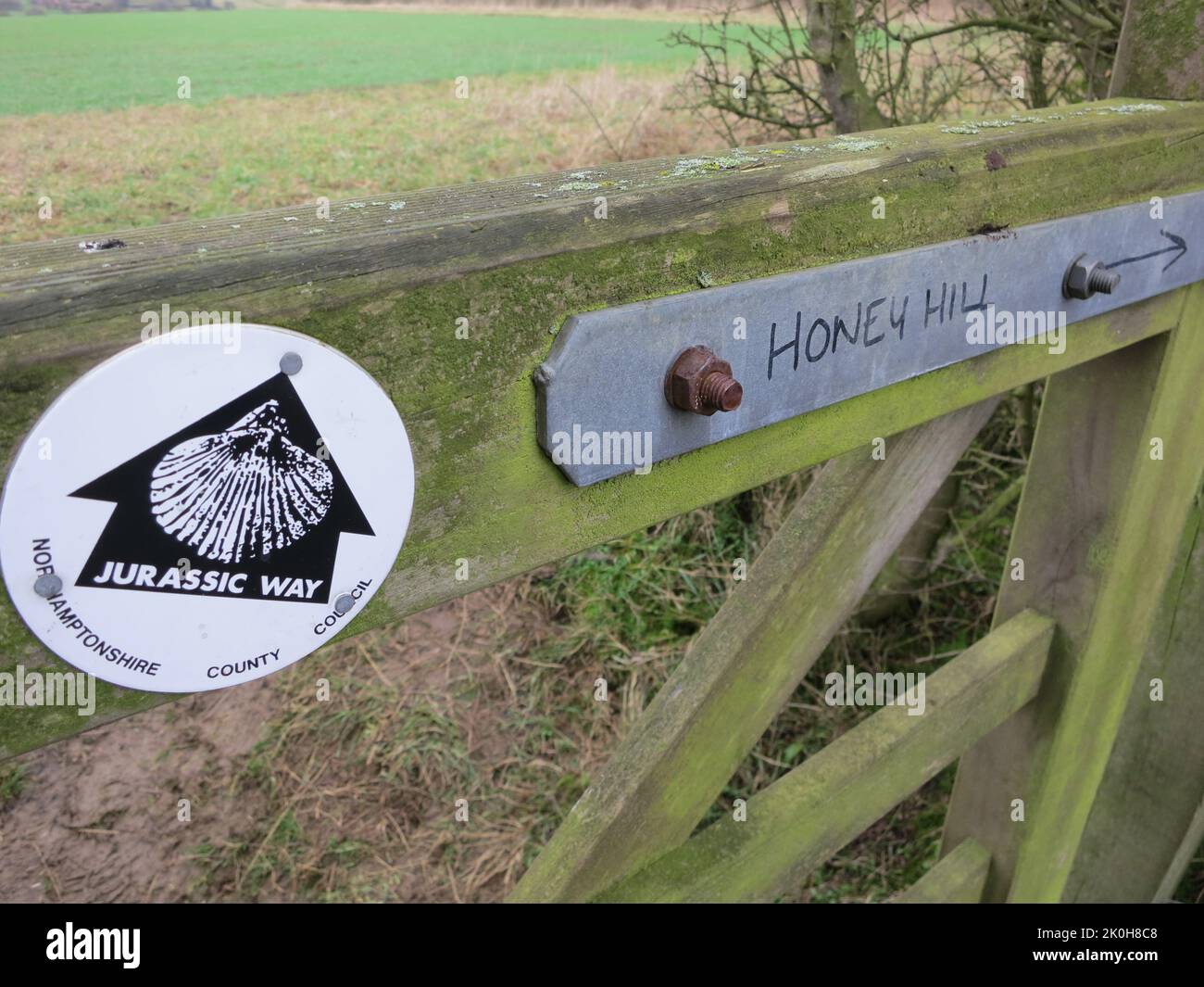 The Jurassic Way Long-distance trail. England. UK Stock Photo - Alamy