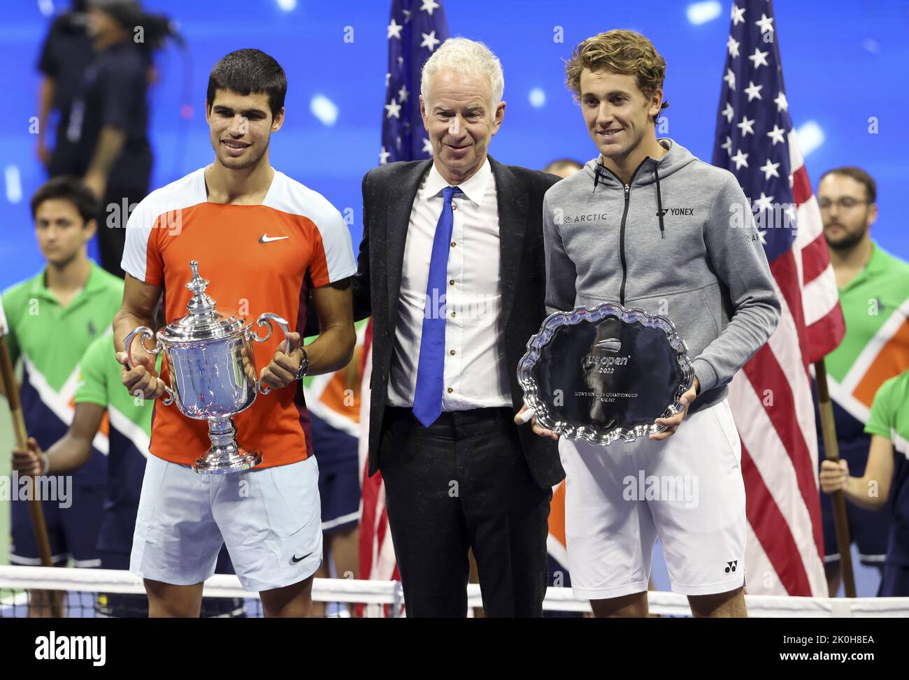 New York, USA. 11th September, 2022. Winner Carlos Alcaraz of Spain ...