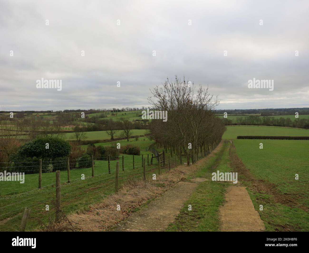 The Jurassic Way Long-distance trail. England. UK Stock Photo - Alamy