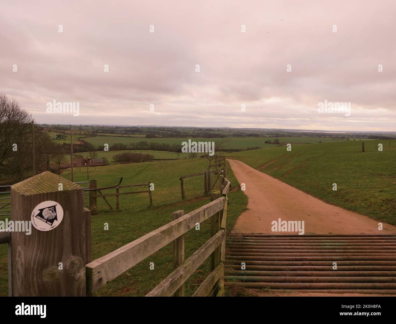 The Jurassic Way Long-distance trail. England. UK Stock Photo - Alamy