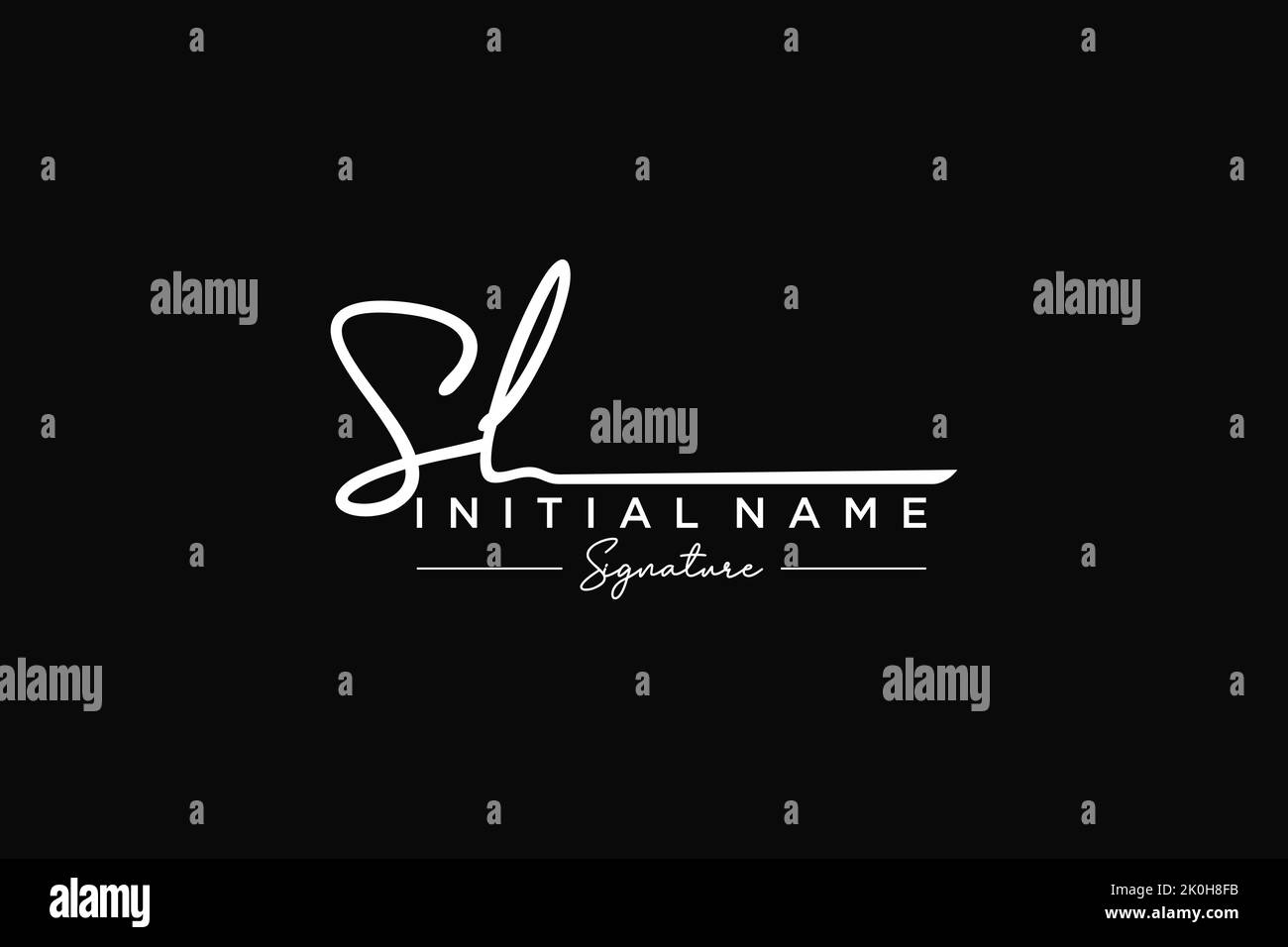 Letter sl vector vectors Stock Vector Images - Alamy