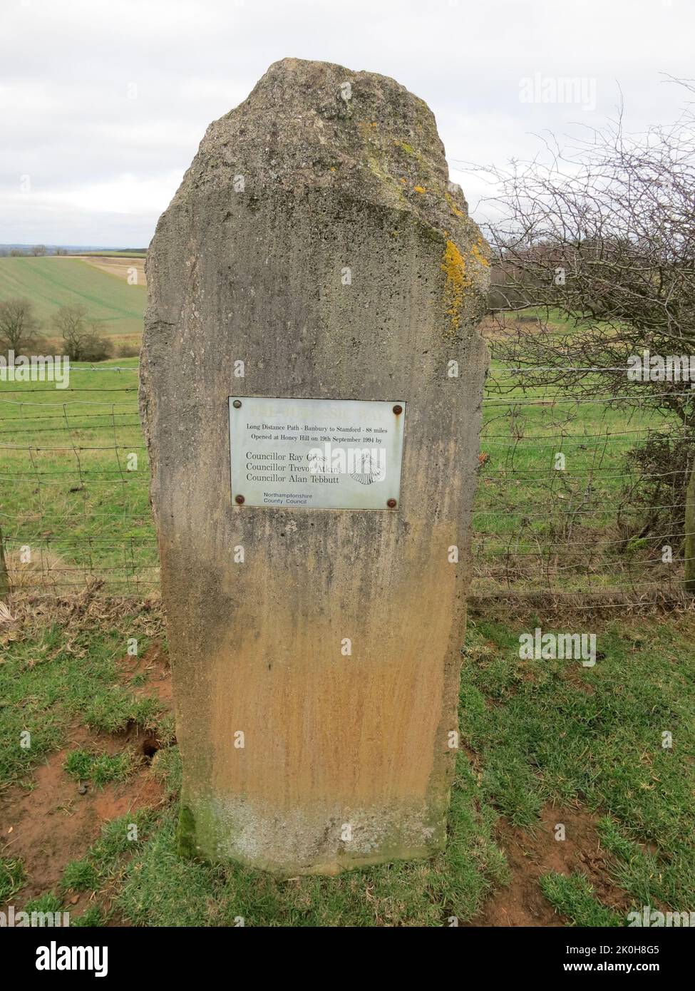 The Jurassic Way Long-distance trail. England. UK Stock Photo - Alamy