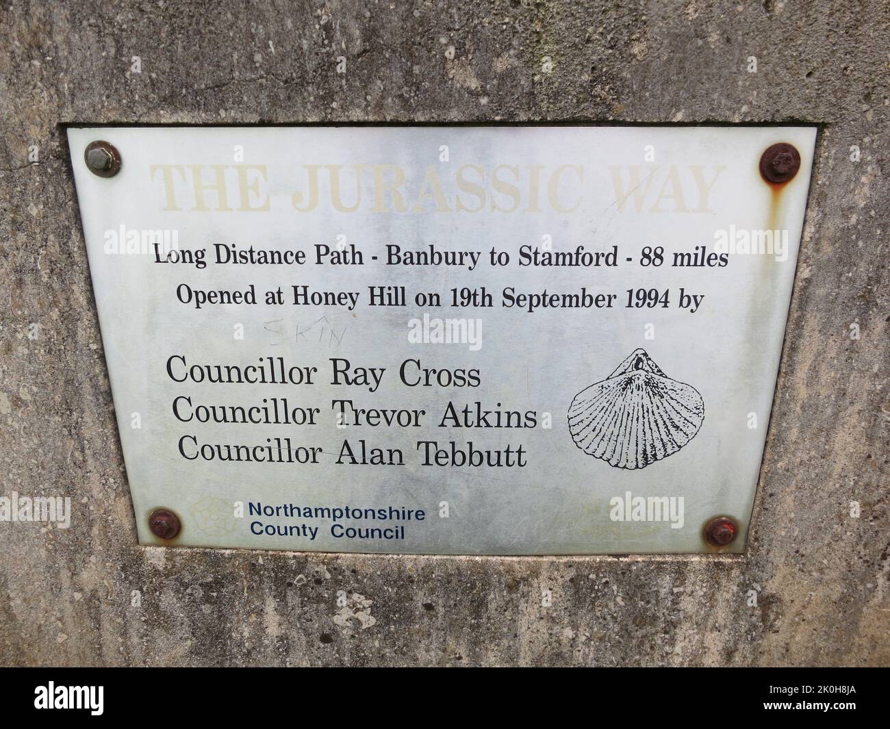 The Jurassic Way Long-distance trail. England. UK Stock Photo - Alamy