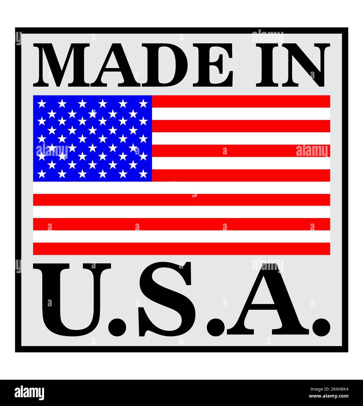 American made sticker hi-res stock photography and images - Alamy