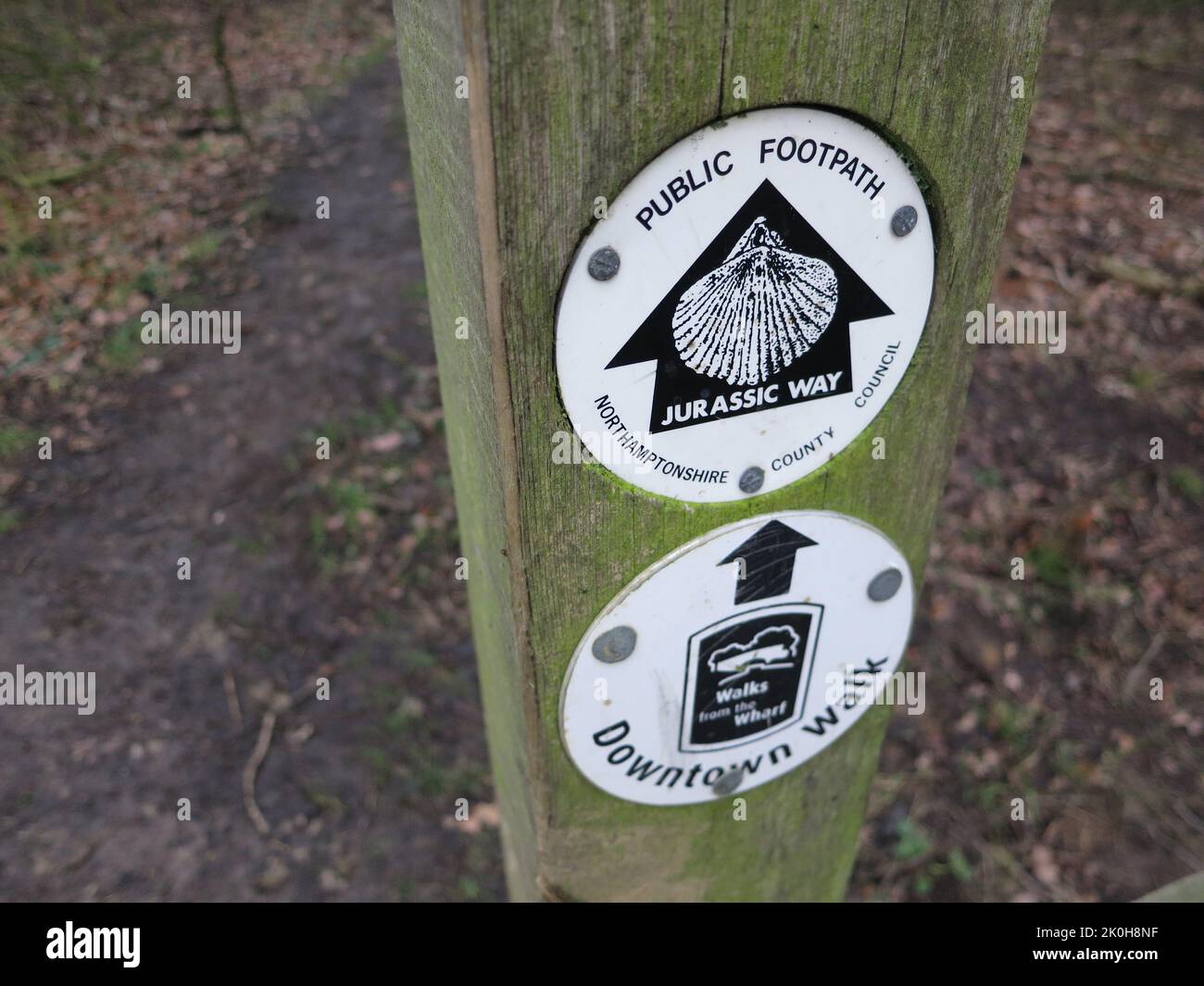 The Jurassic Way Long-distance trail. England. UK Stock Photo - Alamy