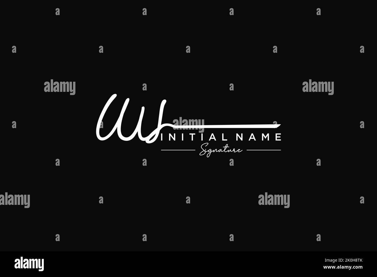 Ws signature hi-res stock photography and images - Alamy