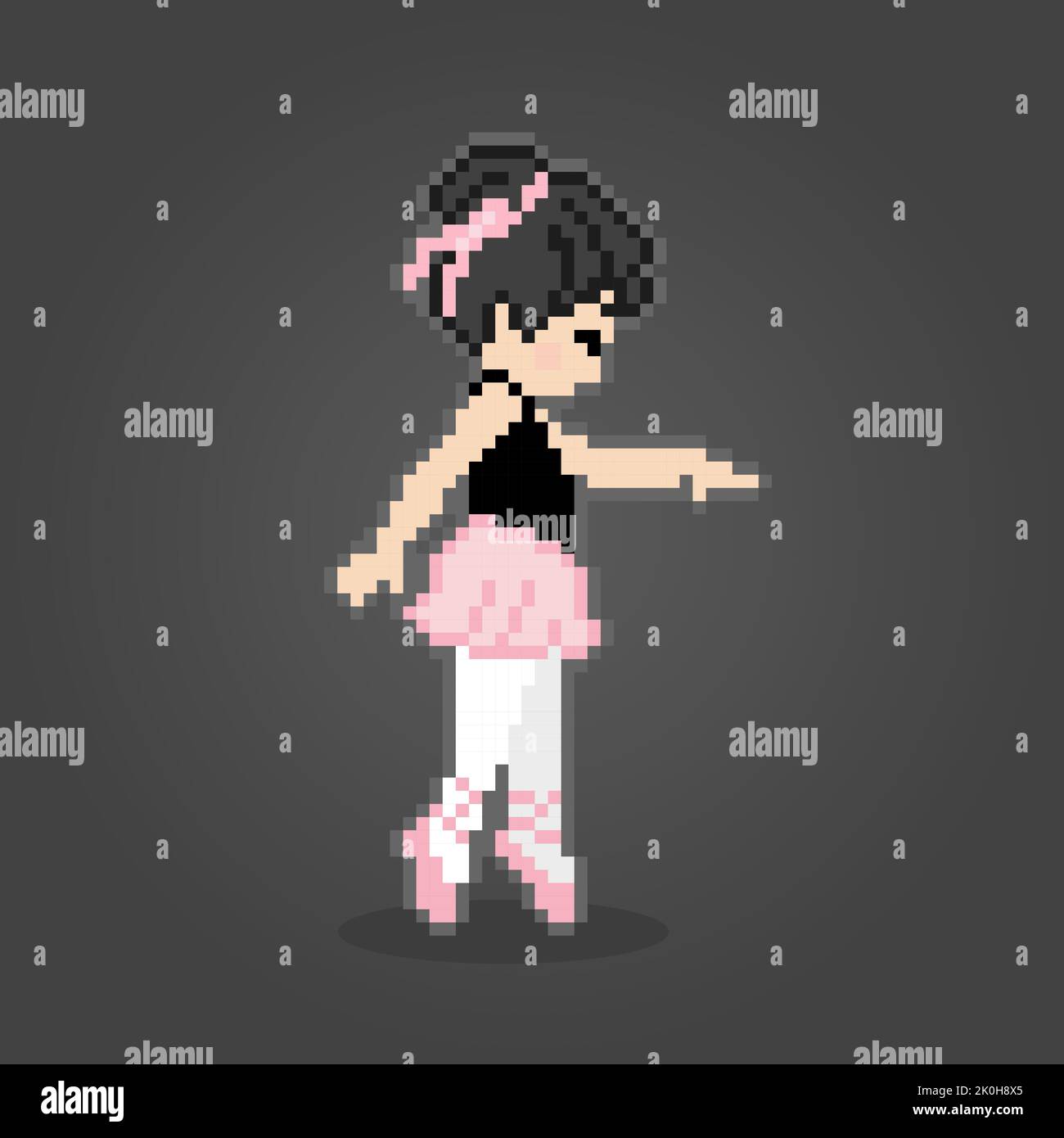 Digital woman pixels Stock Vector Images - Alamy