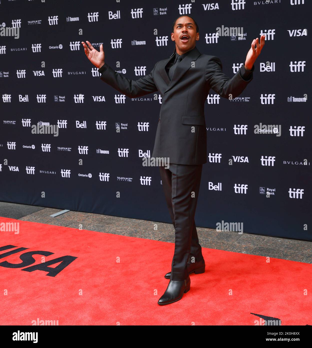 Kelvin Harrison Jr. attends the "Chevalier" Premiere during the 2022 ...