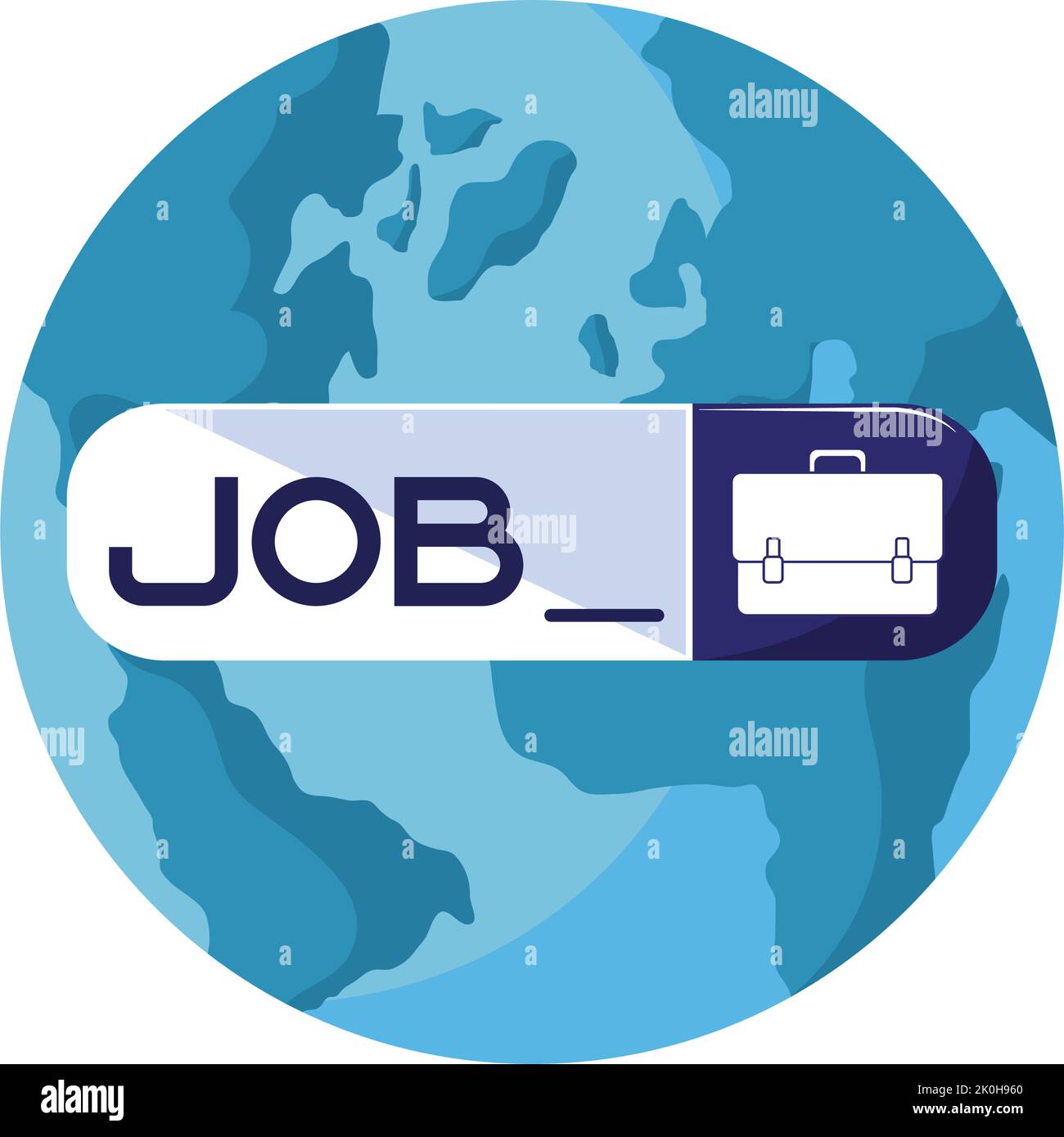 world job search Stock Vector Image & Art - Alamy