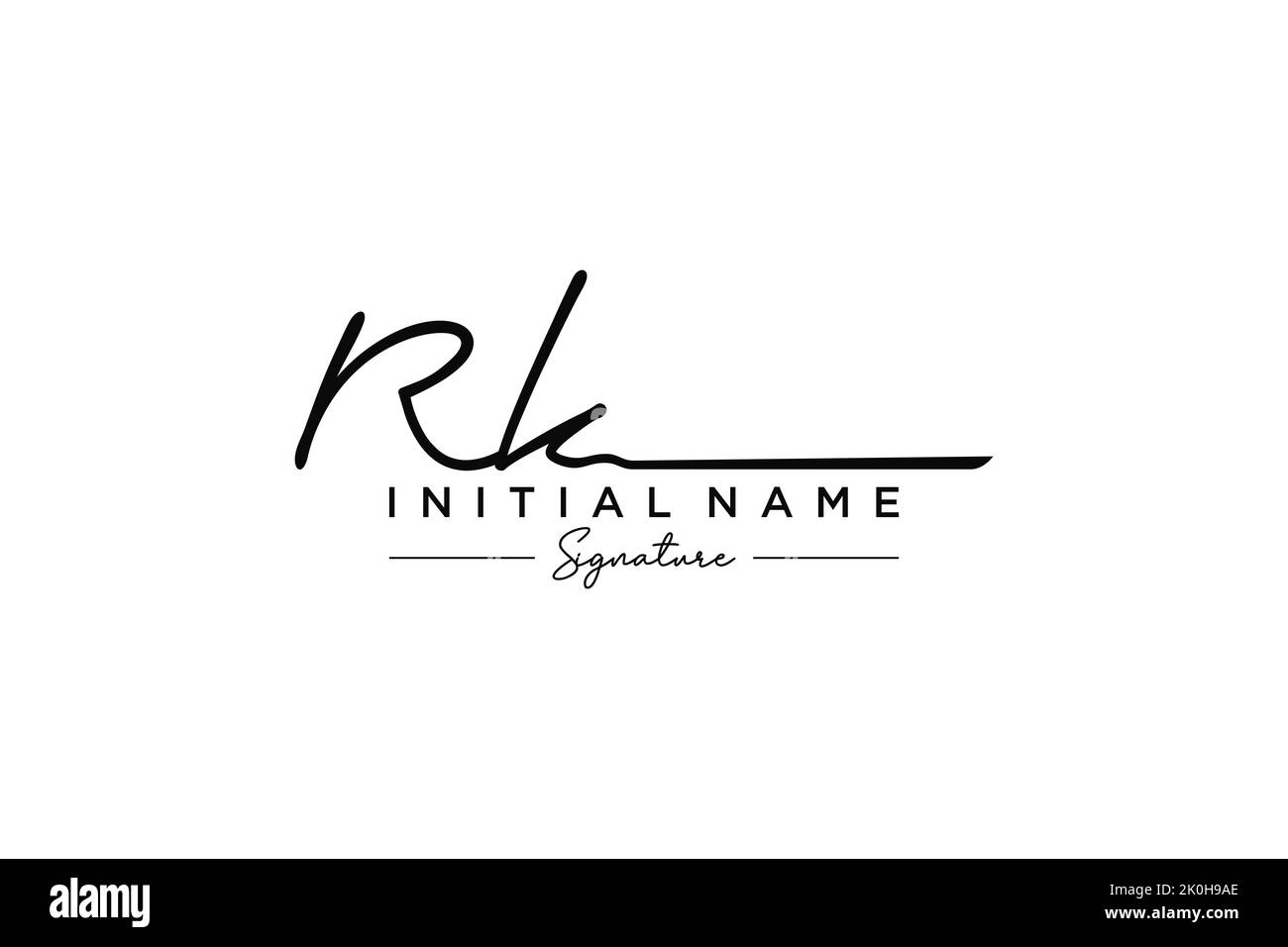 Rk signature hi-res stock photography and images - Alamy