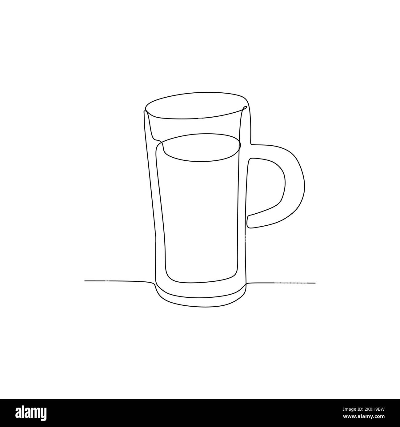 Water pencil glass Black and White Stock Photos & Images - Alamy