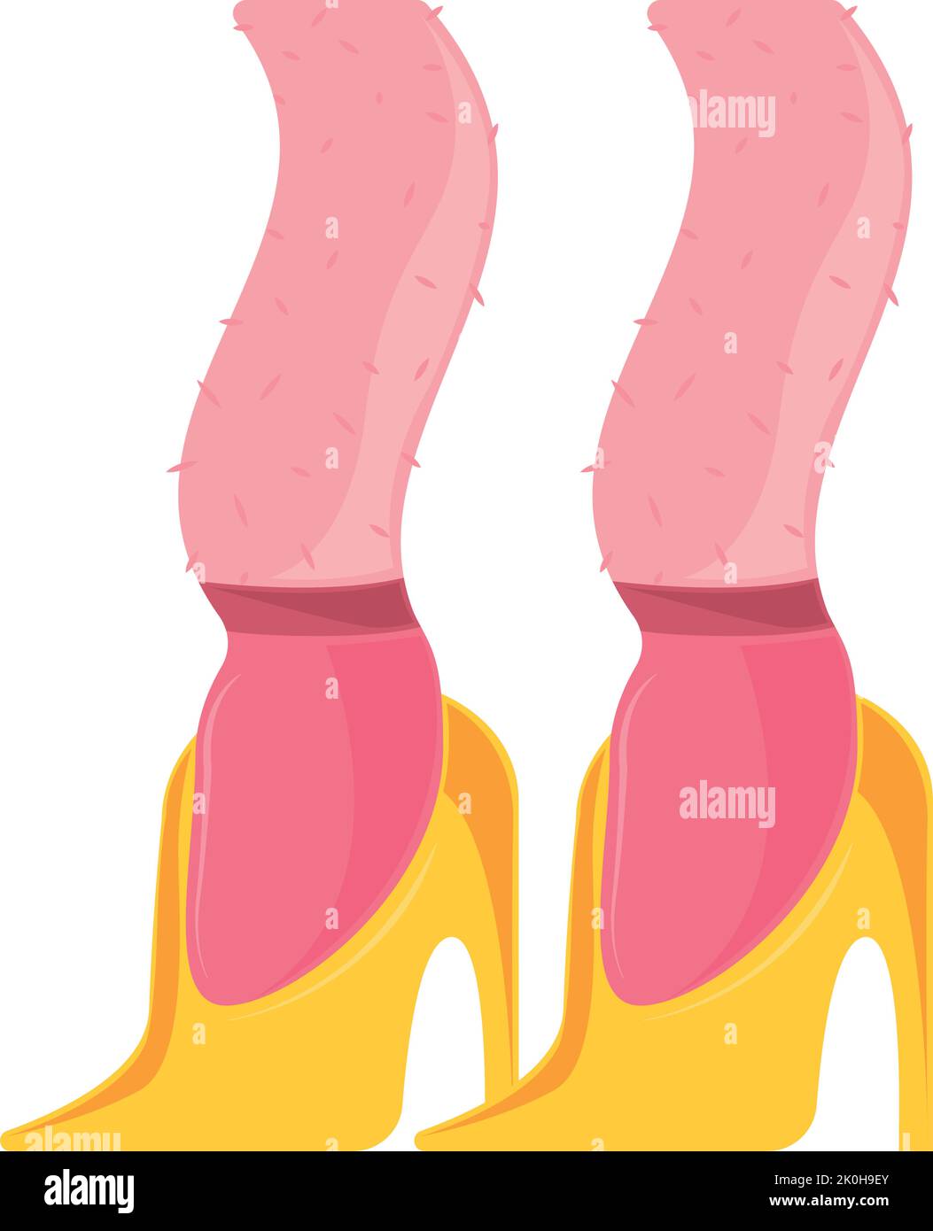 female legs 90s modern Stock Vector Image & Art - Alamy