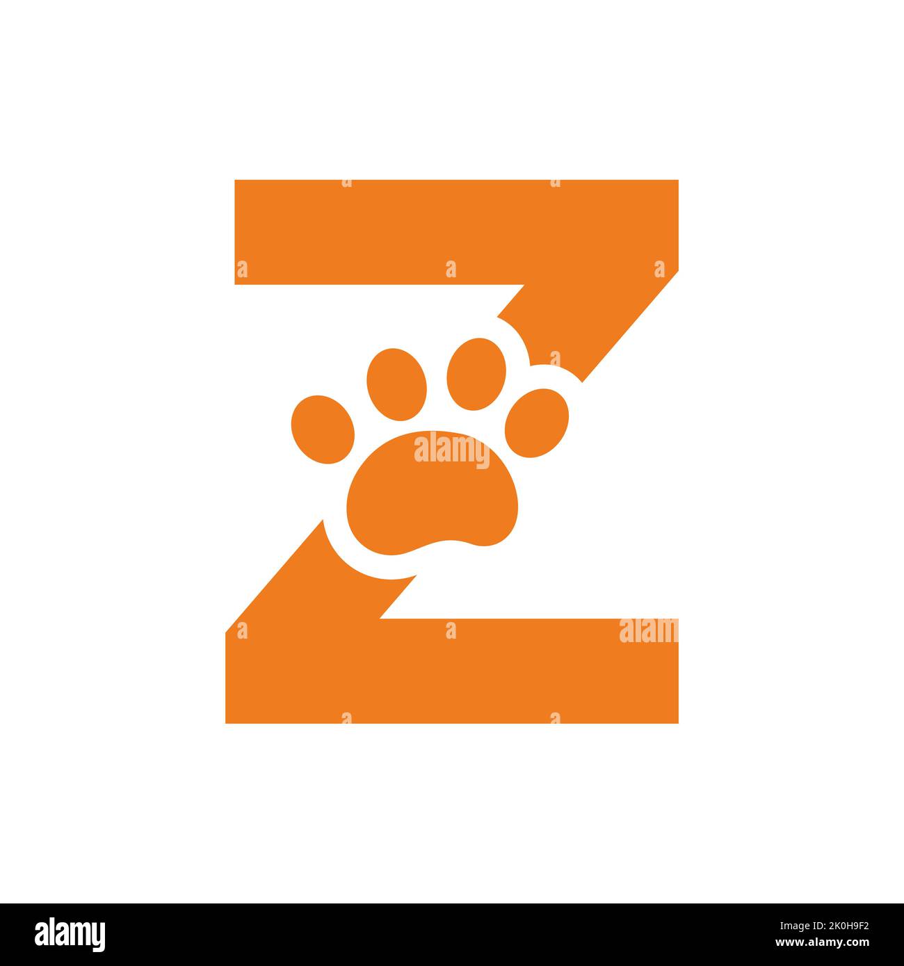Letter Z Pet Care Logo, Dog Logo Design Vector Sign and Symbol Template ...