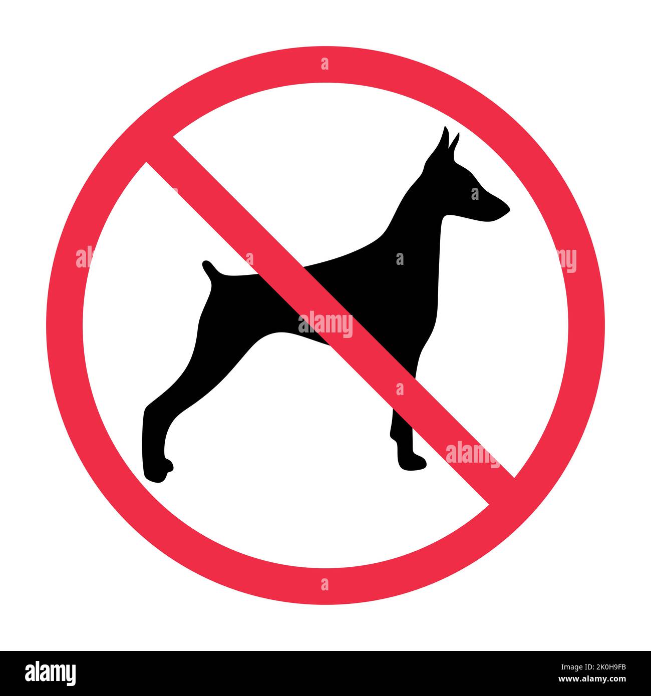 Warning sign animals Cut Out Stock Images & Pictures - Alamy