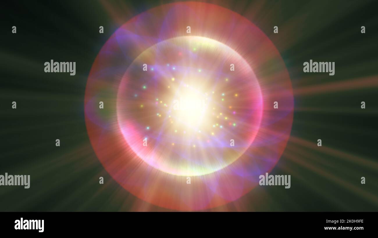 atom light ray glow abstract, 3d render illustration Stock Photo - Alamy