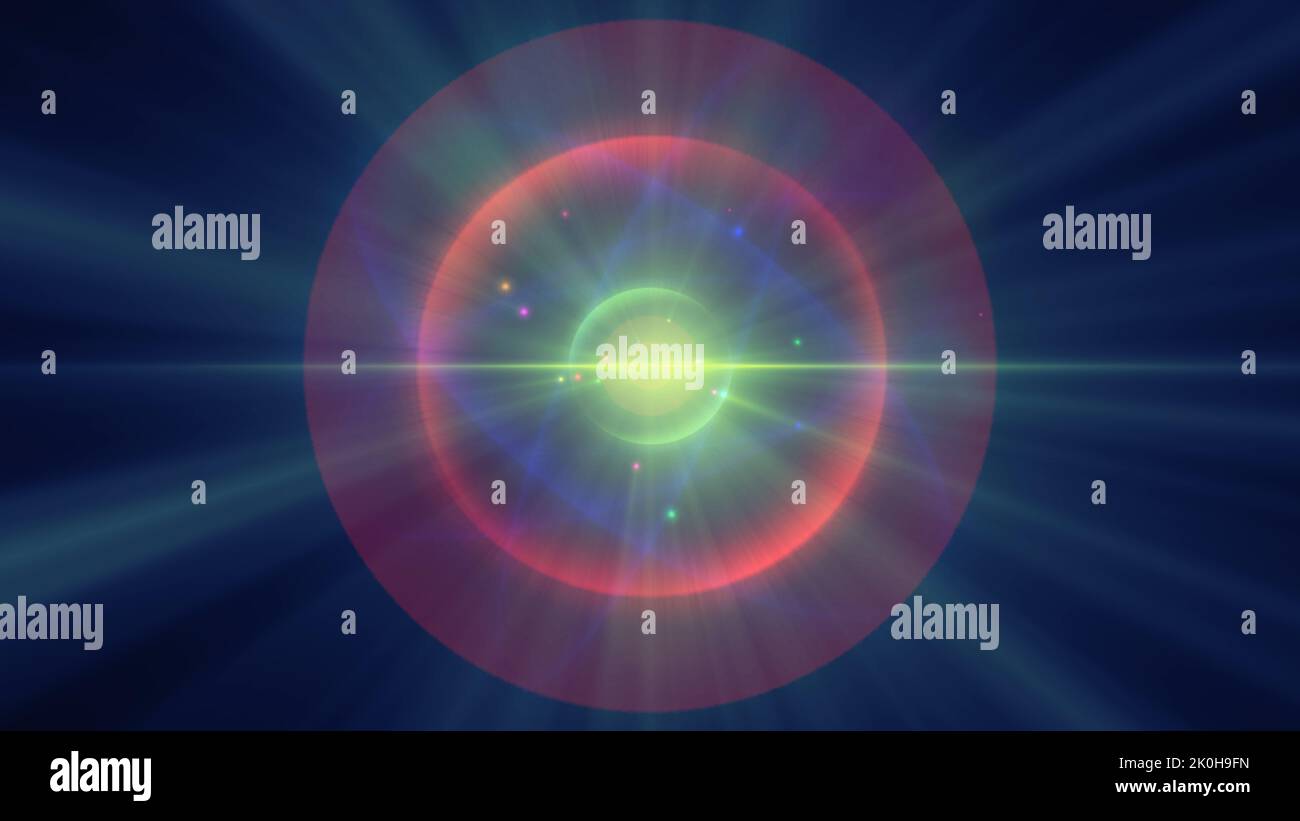 atom light ray glow abstract, 3d render illustration Stock Photo - Alamy