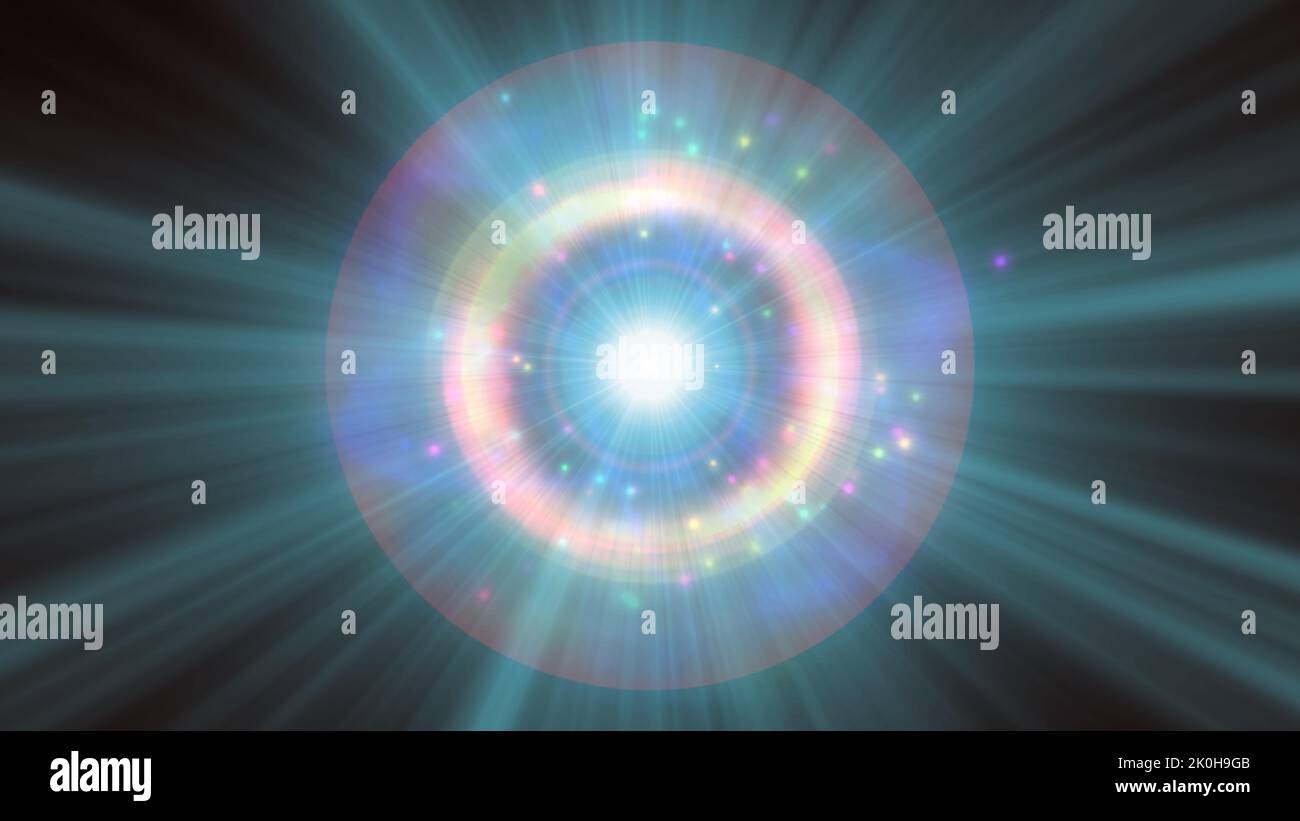 atom light ray glow abstract, 3d render illustration Stock Photo - Alamy