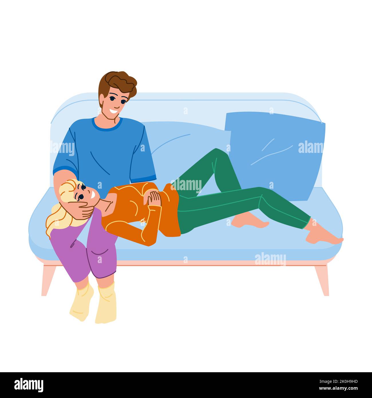 couple relax vector Stock Vector Image & Art - Alamy