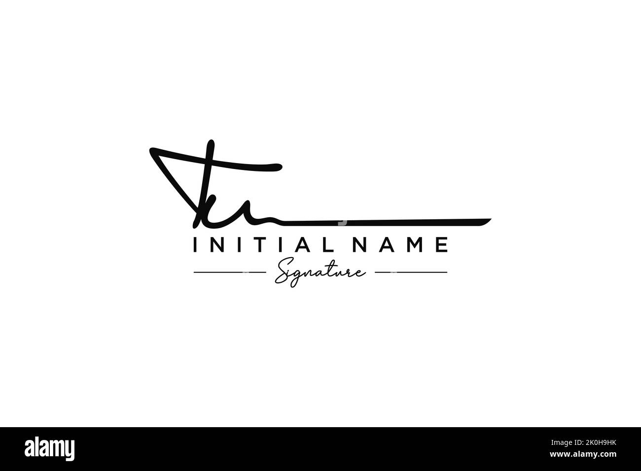 TU signature logo template vector. Hand drawn Calligraphy lettering ...