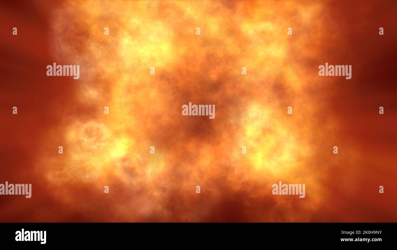 fire flame explosion in space, abstract illustration Stock Photo - Alamy