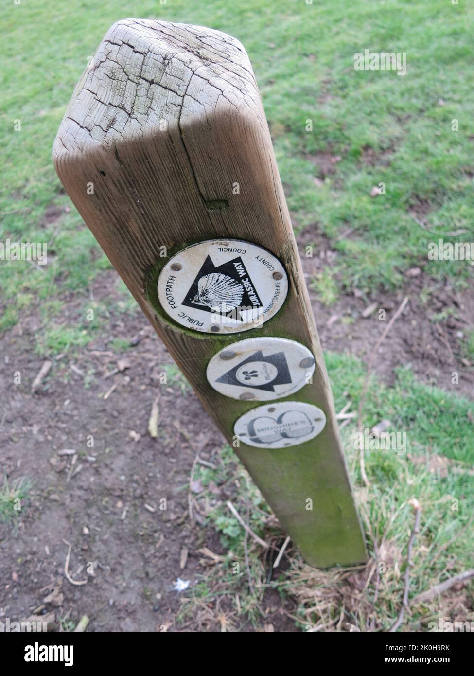 The Jurassic Way Long-distance trail. England. UK Stock Photo - Alamy