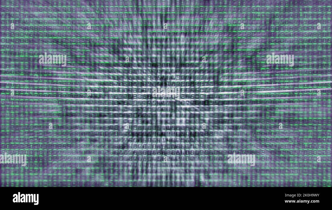 Abstract background, digital data matrix, illustration render Stock ...