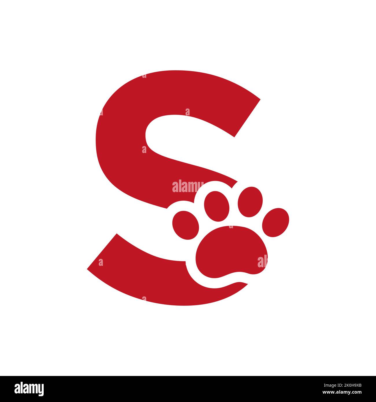 Letter S Pet Care Logo, Dog Logo Design Vector Sign and Symbol Template ...