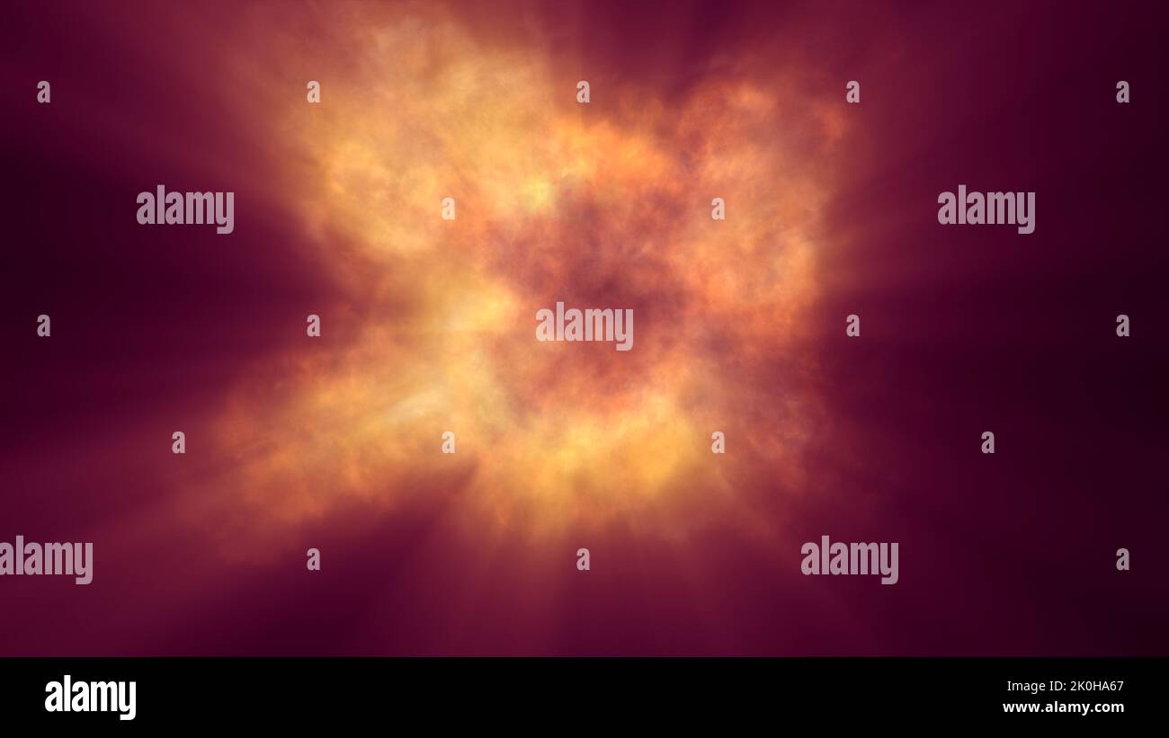 fire flame explosion in space, abstract illustration Stock Photo - Alamy