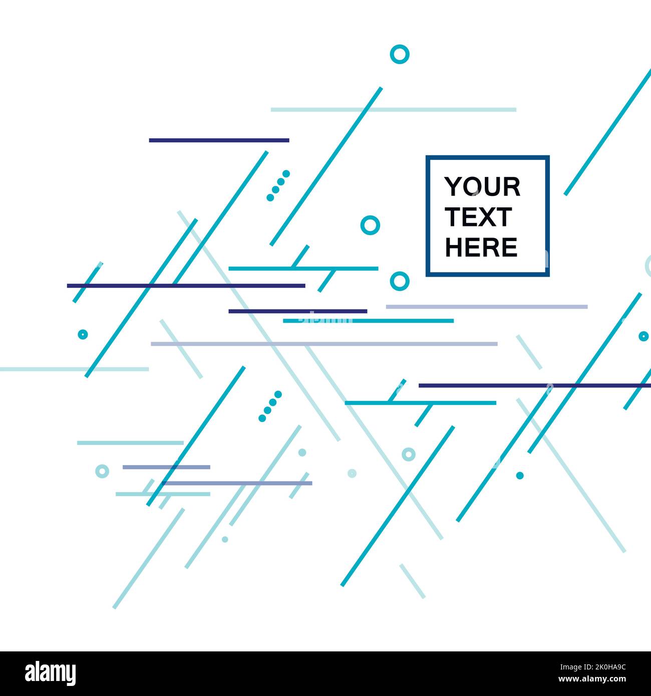 Abstract background with dynamic lines and triangles. Vector technology ...