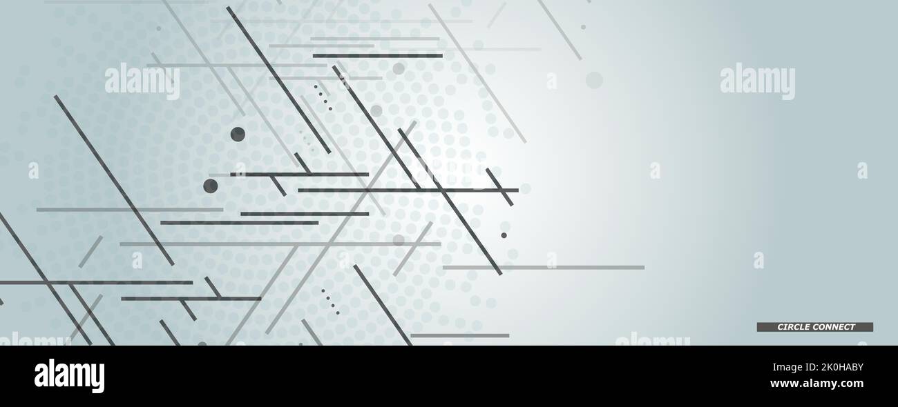 Minimal dynamic design. Connection lines background Vector graphics ...