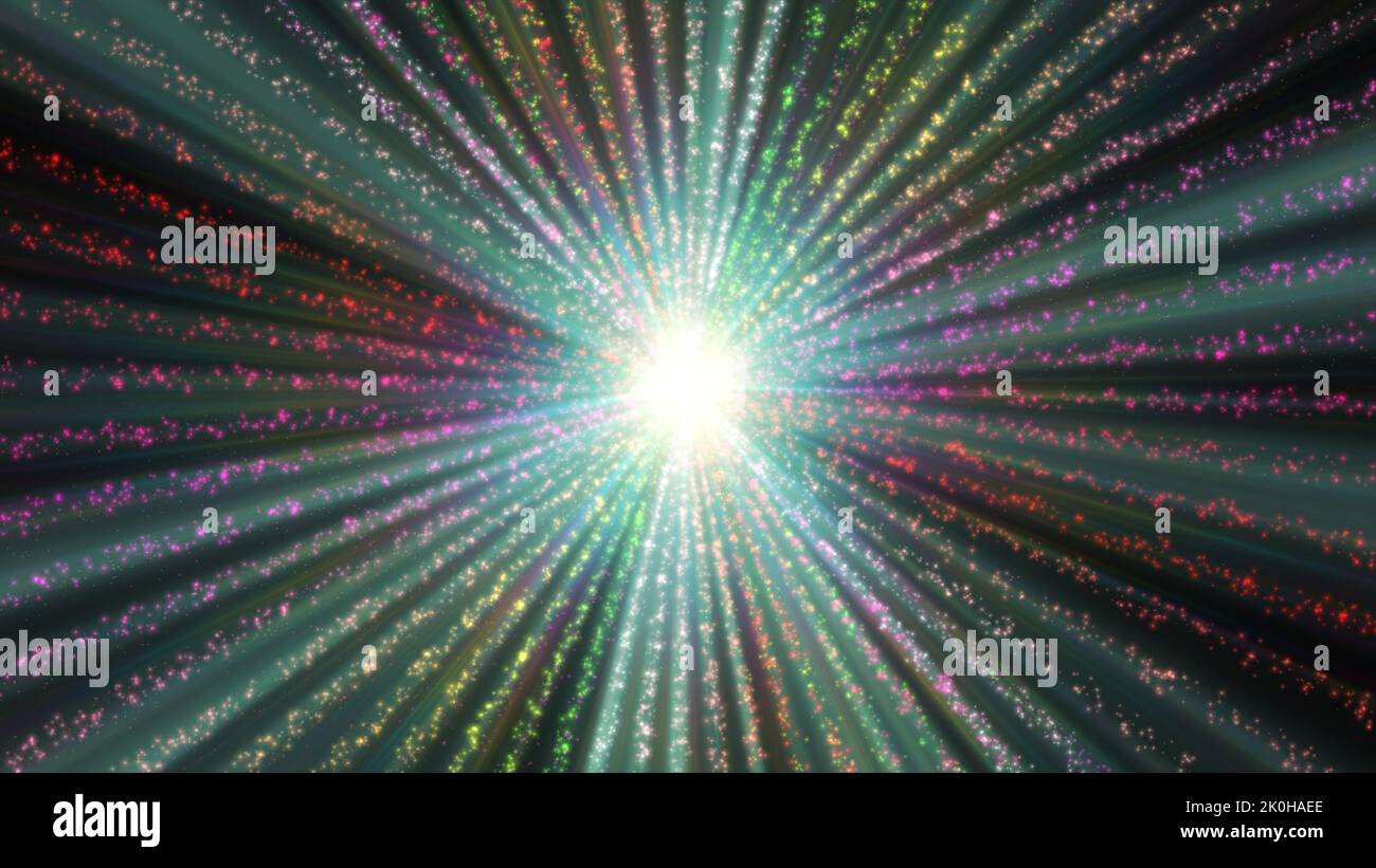 particle laser light color ray illustration render Stock Photo - Alamy