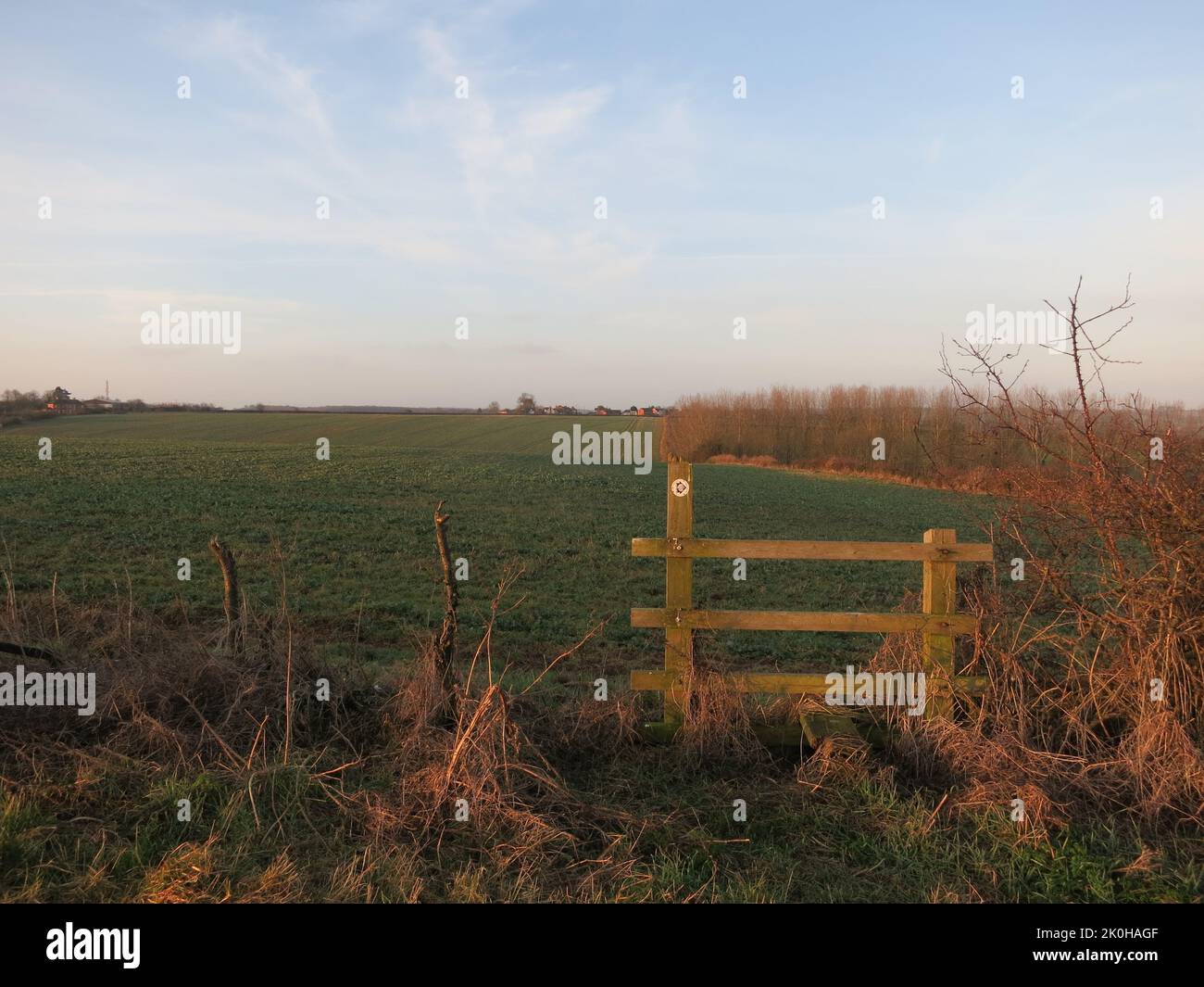The Jurassic Way Long-distance trail. England. UK Stock Photo - Alamy