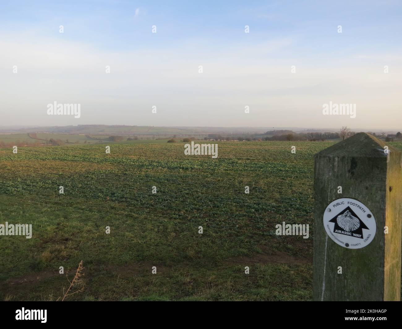 The Jurassic Way Long-distance trail. England. UK Stock Photo - Alamy