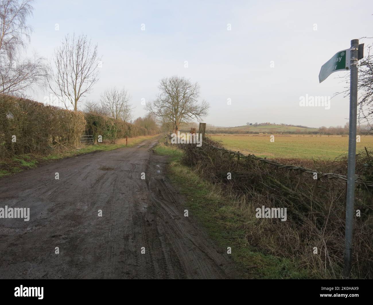 The Jurassic Way Long-distance trail. England. UK Stock Photo - Alamy