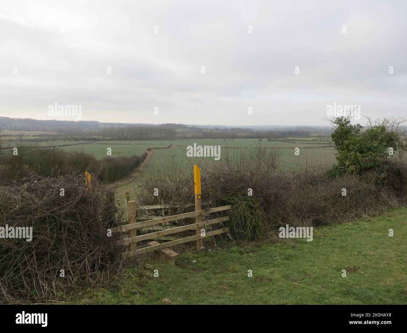 The Jurassic Way Long-distance trail. England. UK Stock Photo - Alamy