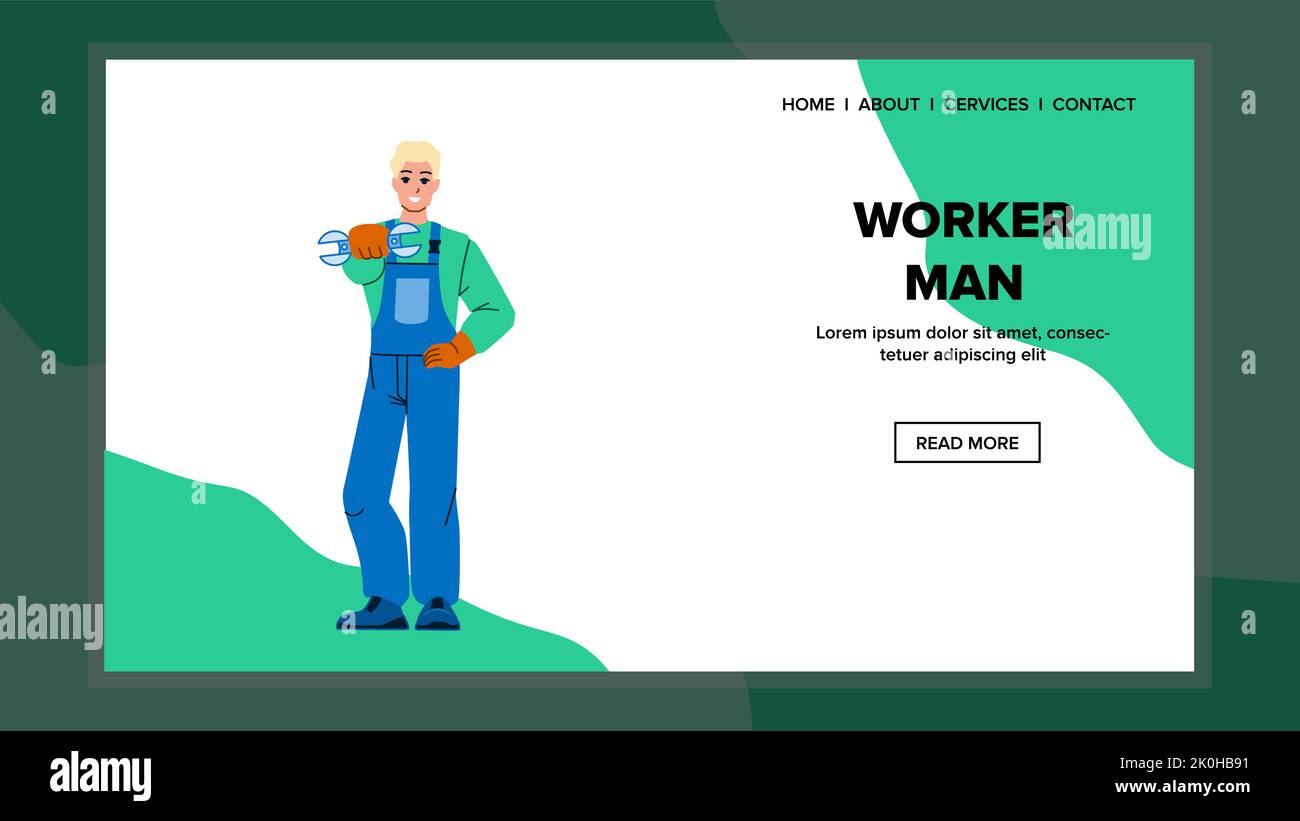 worker man vector Stock Vector Image & Art - Alamy
