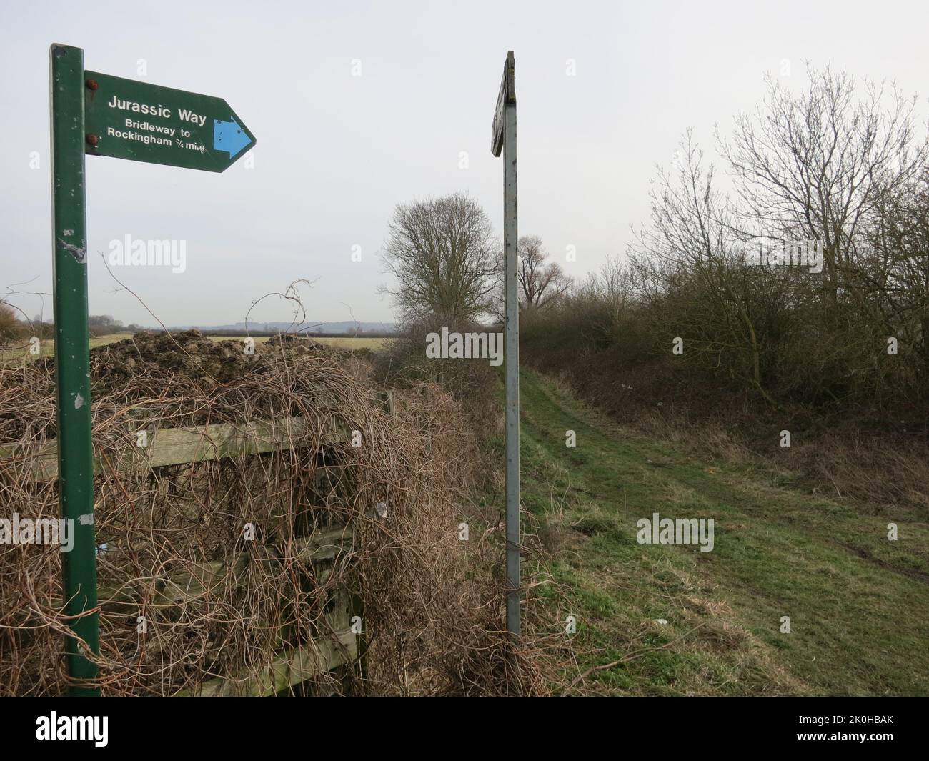 The Jurassic Way Long-distance trail. England. UK Stock Photo - Alamy