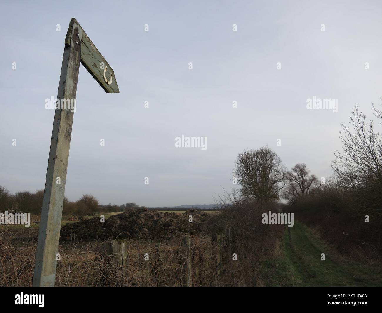 The Jurassic Way Long-distance trail. England. UK Stock Photo - Alamy