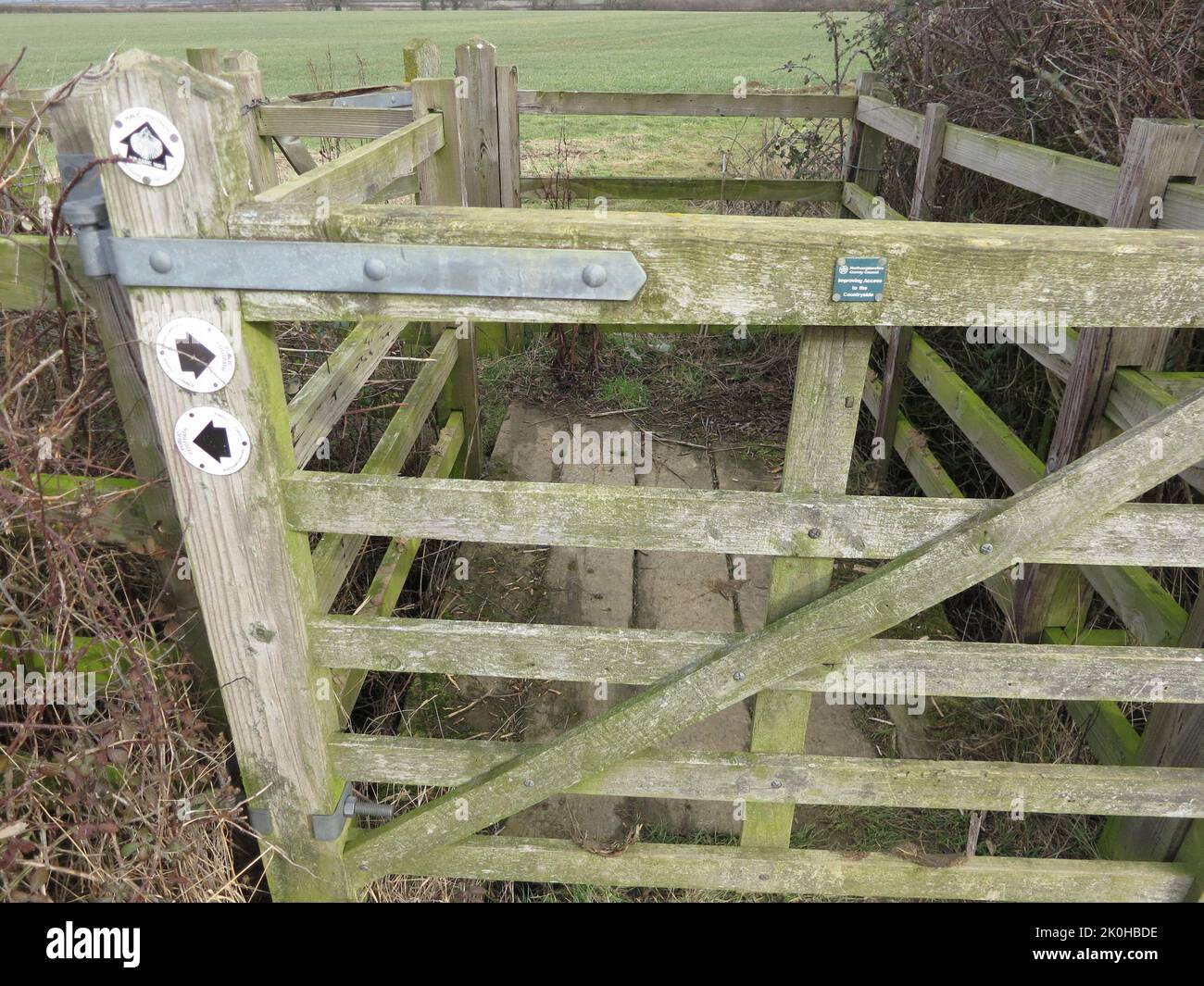 The Jurassic Way Long-distance trail. England. UK Stock Photo - Alamy
