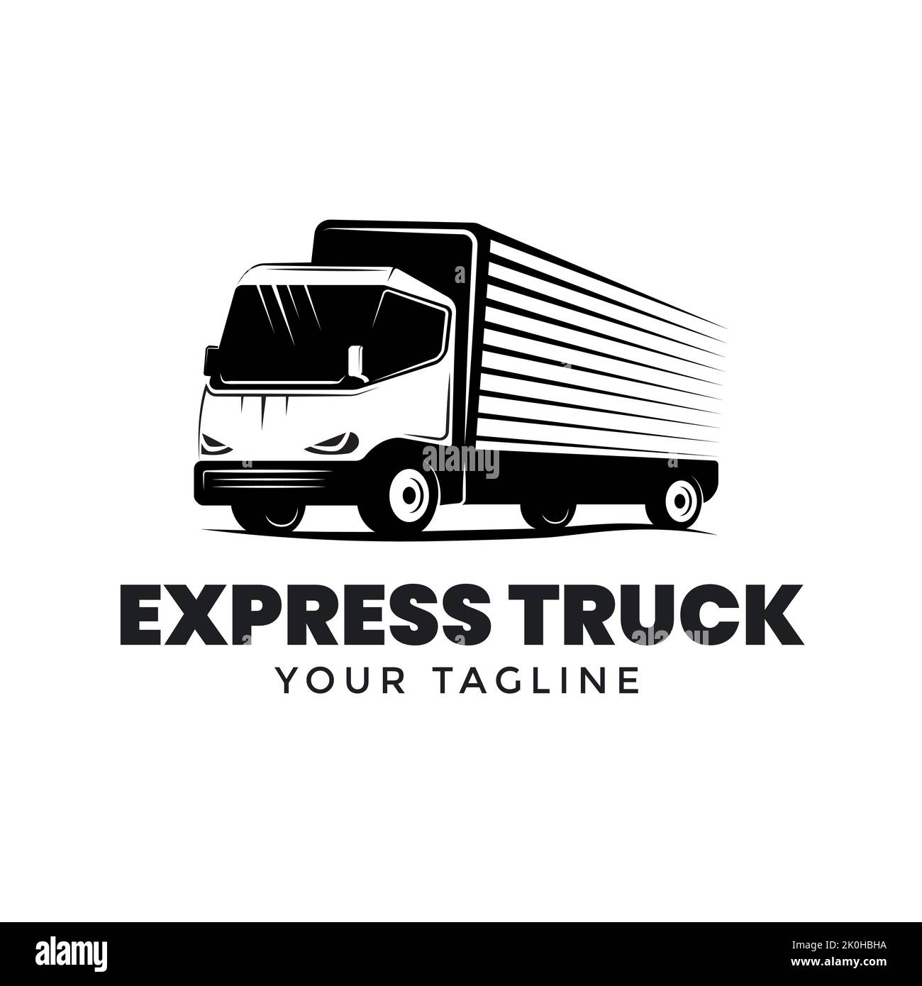 Truck express delivery logo template vector illustration Stock Vector ...