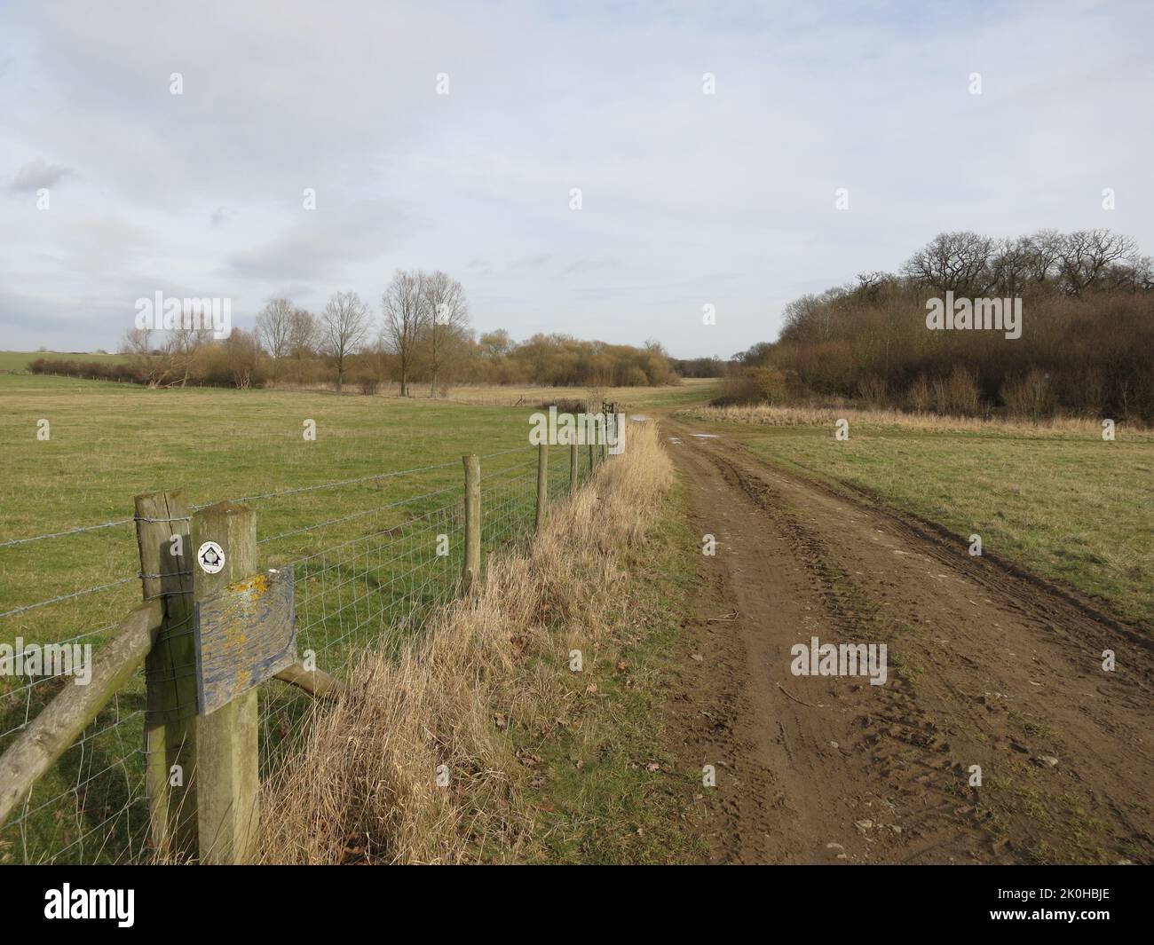 The Jurassic Way Long-distance trail. England. UK Stock Photo - Alamy