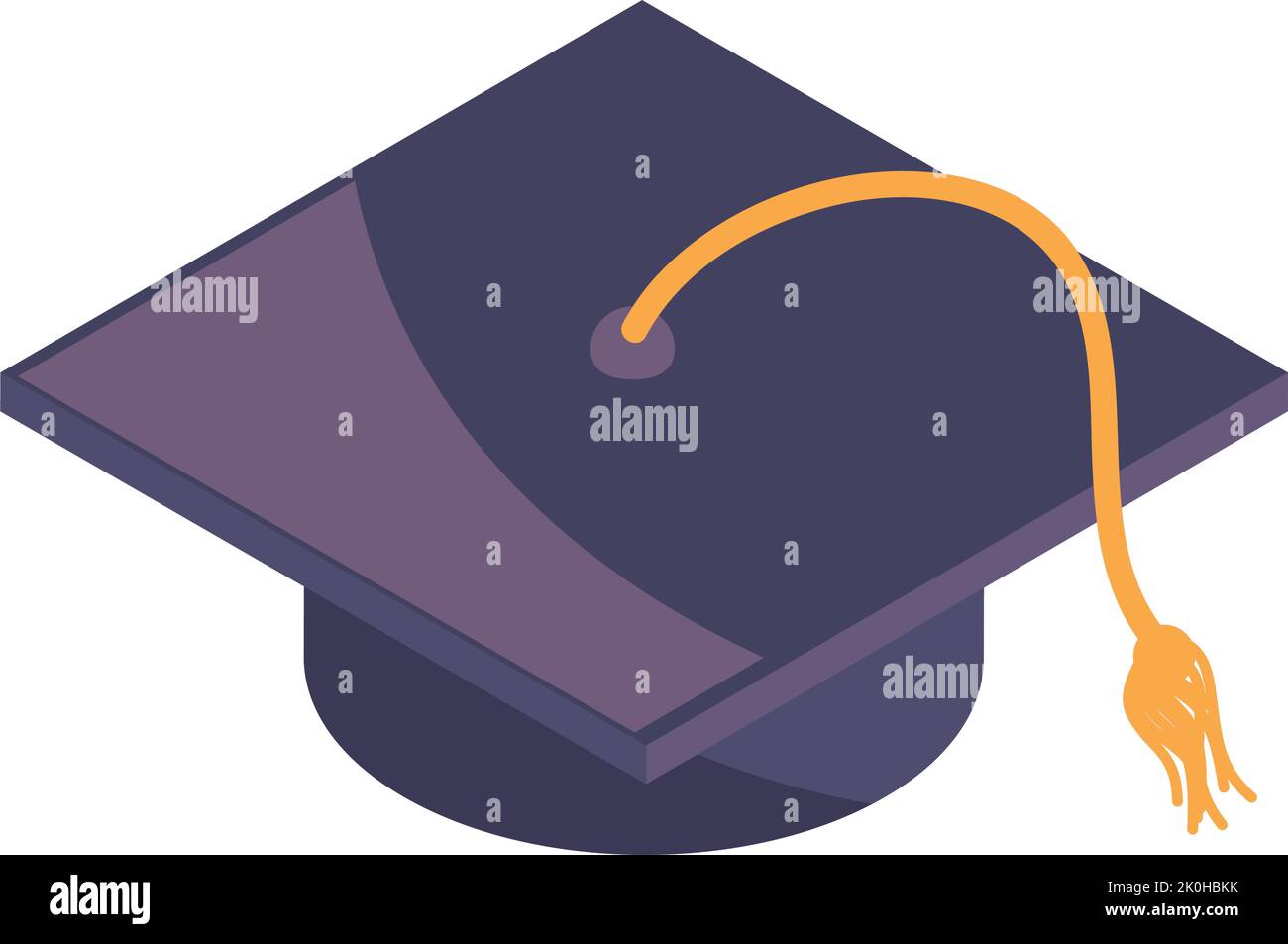 isometric graduation cap Stock Vector Image & Art - Alamy