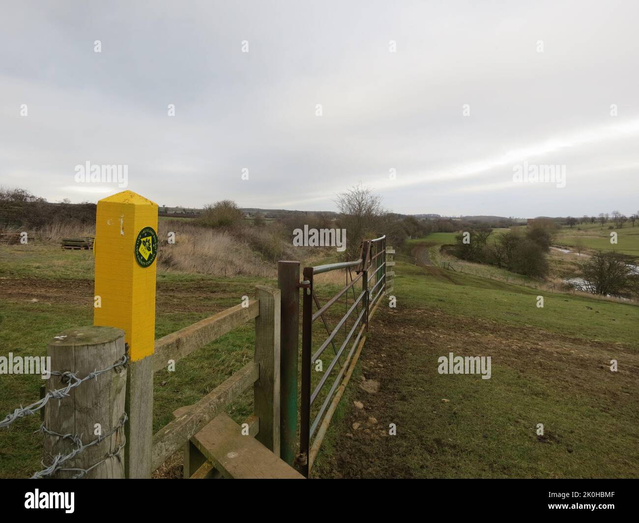 The Jurassic Way Long-distance trail. England. UK Stock Photo - Alamy