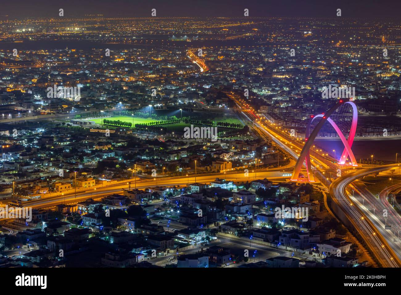 Al Wahda Bridge The Tallest Monument of City. known as 56 Bridge of ...