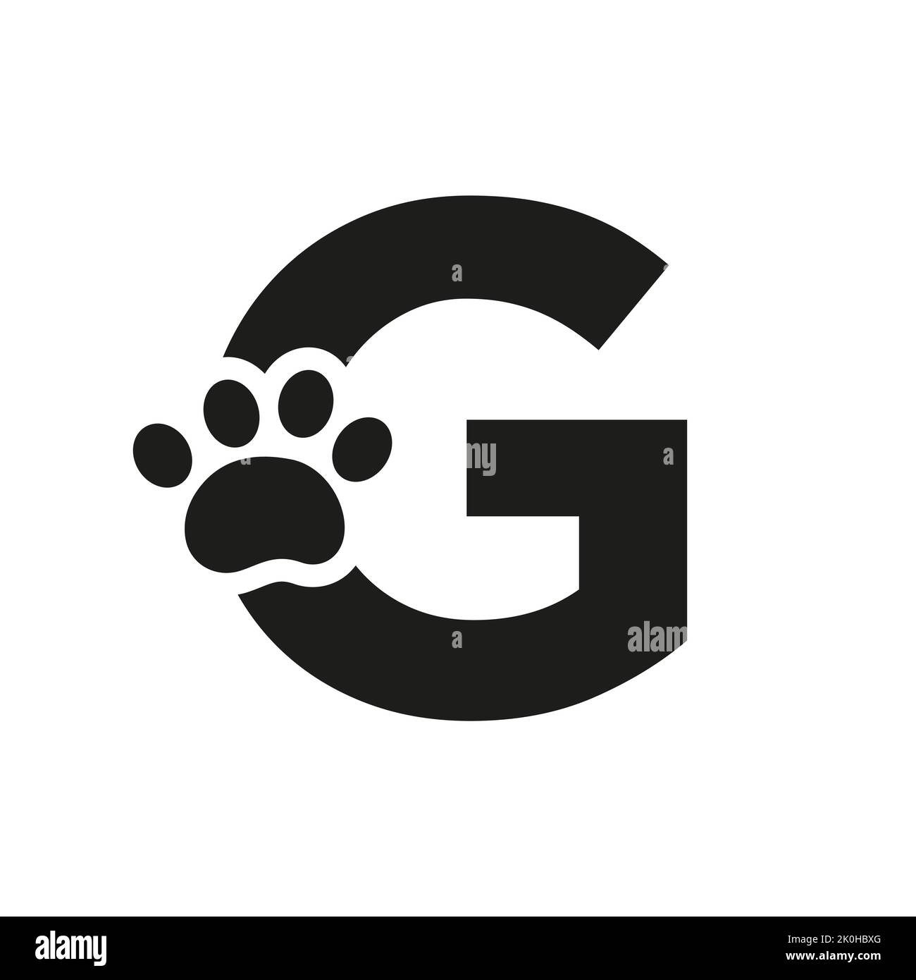 Letter G Pet Care Logo, Dog Logo Design Vector Sign and Symbol Template ...