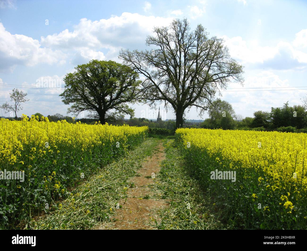 The Jurassic Way Long-distance trail. England. UK Stock Photo - Alamy